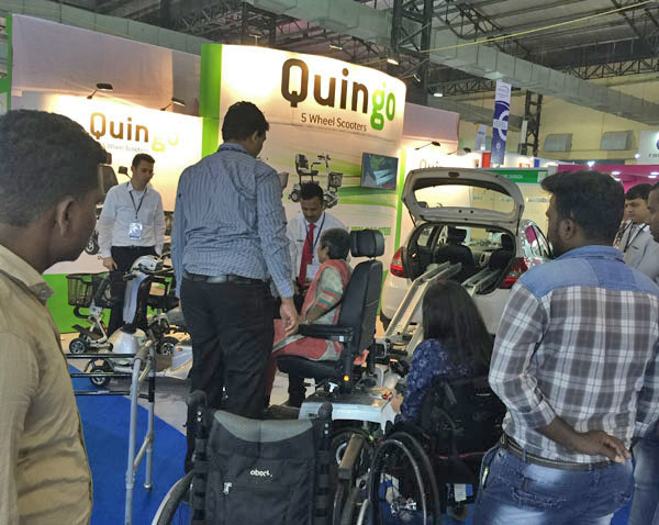Quingo makes show stopping debut at the India Rehab & Care Expo 2015 ...